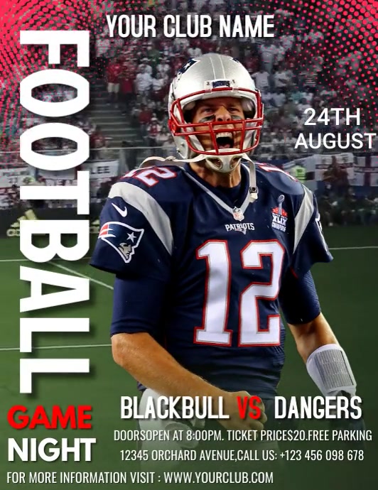 Copy of football poster | PosterMyWall