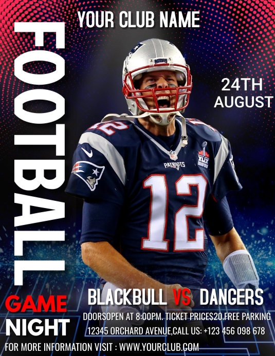 Copy of football poster | PosterMyWall