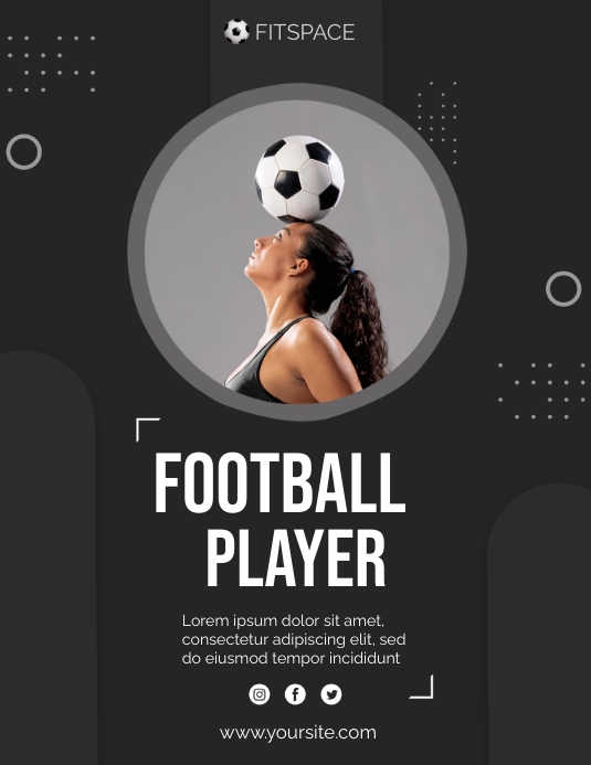 FOOTBALL POSTER FLAYER TEMPLATE | PosterMyWall