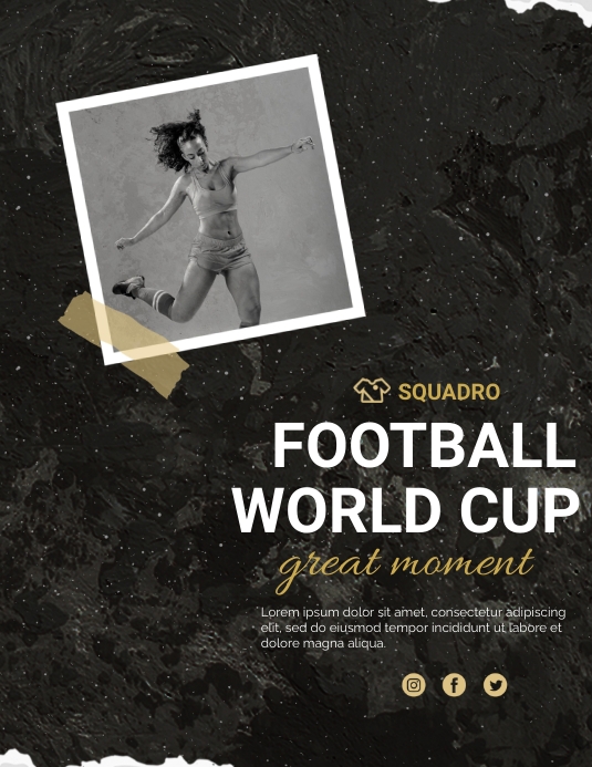 FOOTBALL POSTER FLAYER TEMPLATE | PosterMyWall