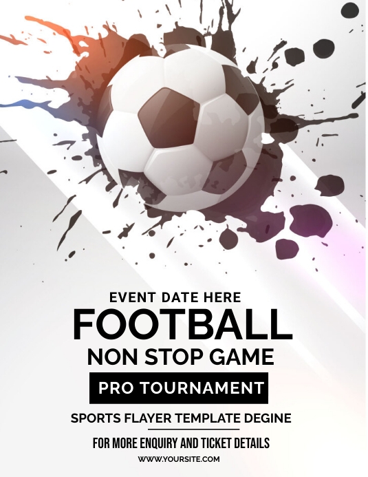 Templat Poster Sepak Bola | PosterMyWall