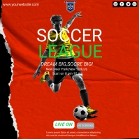 FOOTBALL POSTER INSTRAGRAM TEMPLATE | PosterMyWall