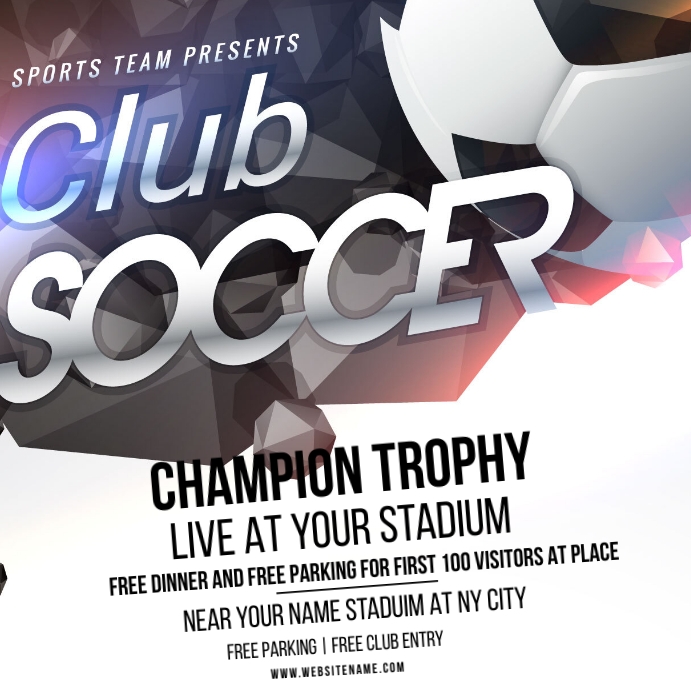 FOOTBALL POSTER INSTRAGRAM TEMPLATE | PosterMyWall