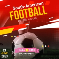 FOOTBALL POSTER INSTRAGRAM TEMPLATE | PosterMyWall