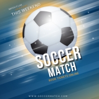 FOOTBALL POSTER INSTRAGRAM TEMPLATE | PosterMyWall