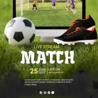 FOOTBALL POSTER INSTRAGRAM TEMPLATE | PosterMyWall