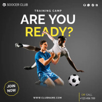 FOOTBALL POSTER INSTRAGRAM TEMPLATE | PosterMyWall