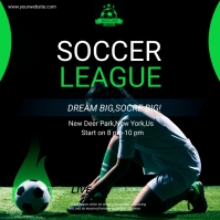 FOOTBALL POSTER INSTRAGRAM TEMPLATE | PosterMyWall