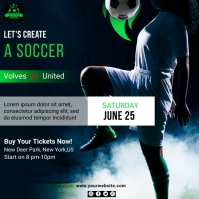 FOOTBALL POSTER INSTRAGRAM TEMPLATE | PosterMyWall