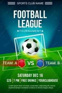 FOOTBALL POSTER TEMPLATE | PosterMyWall