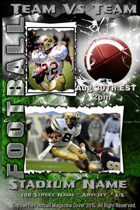 Football Poster Template | PosterMyWall