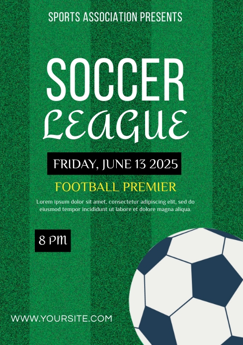 FOOTBALL POSTER TEMPLATE | PosterMyWall