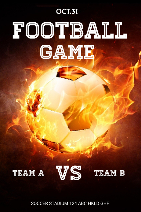Football Poster Template | PosterMyWall