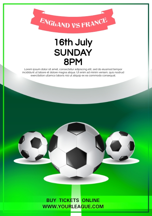 FOOTBALL POSTER TEMPLATE | PosterMyWall