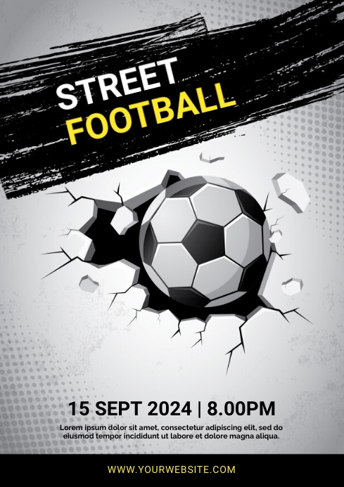 FOOTBALL POSTER TEMPLATE | PosterMyWall