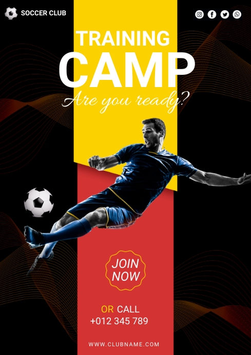 FOOTBALL POSTER TEMPLATE | PosterMyWall