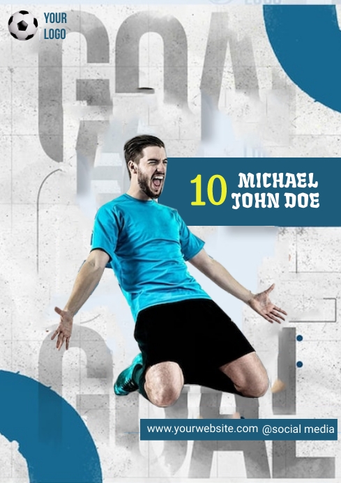 FOOTBALL POSTER TEMPLATE | PosterMyWall