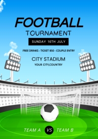 FOOTBALL POSTER TEMPLATE | PosterMyWall