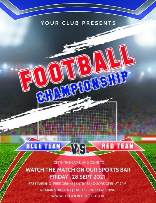 Copy of FOOTBALL POSTERS | PosterMyWall