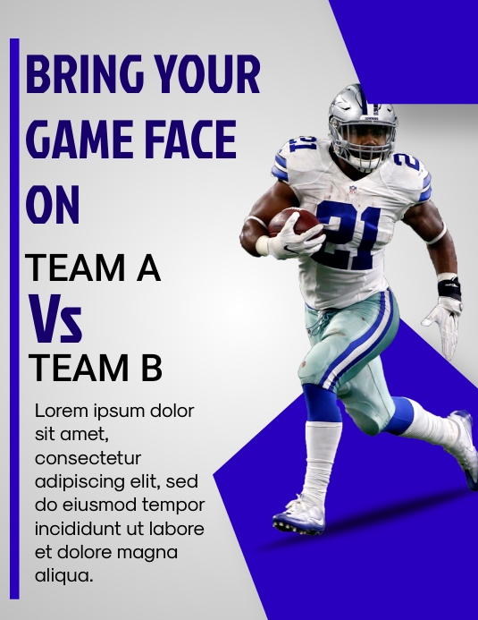 Copy of Football Posters | PosterMyWall