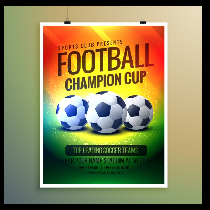 Football posters Template | PosterMyWall