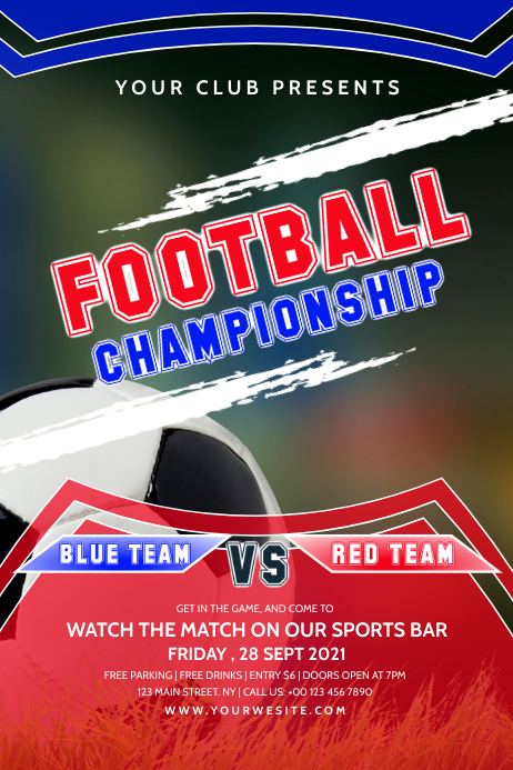 Copy of FOOTBALL POSTERS | PosterMyWall