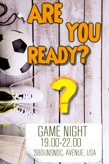 Football posters Template | PosterMyWall