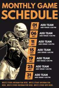 Football Game Template | PosterMyWall