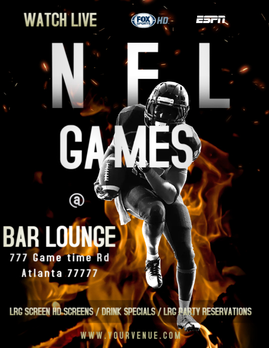 Football Season Template | PosterMyWall