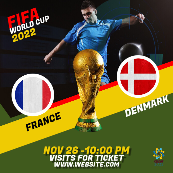 Football Square Template | PosterMyWall