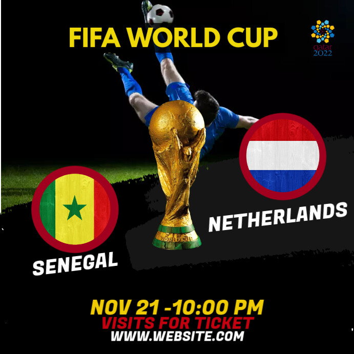 Football Square Template | PosterMyWall
