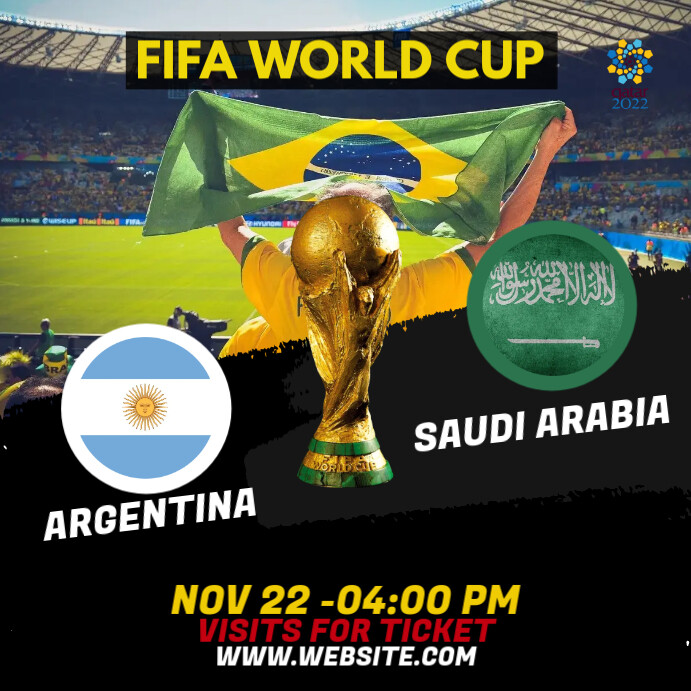 Football Square Template | PosterMyWall