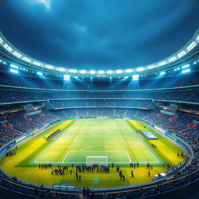 Plantilla de Football Stadium Template | PosterMyWall