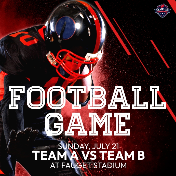 football template | PosterMyWall