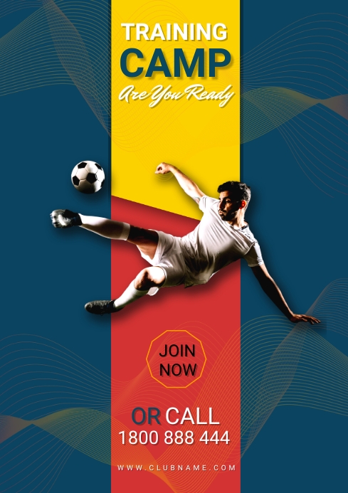 FOOTBALL TEMPLATE | PosterMyWall