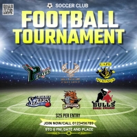 FOOTBALL Tournament Template | PosterMyWall