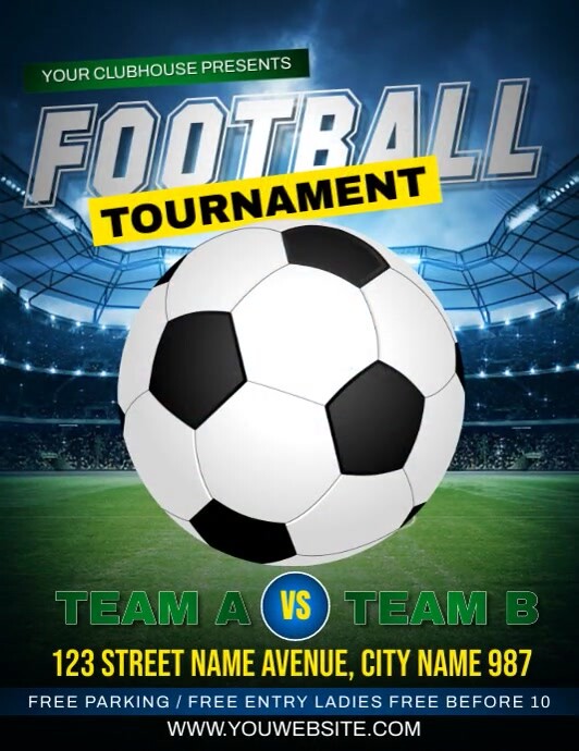 Copy of Football Tournament | PosterMyWall