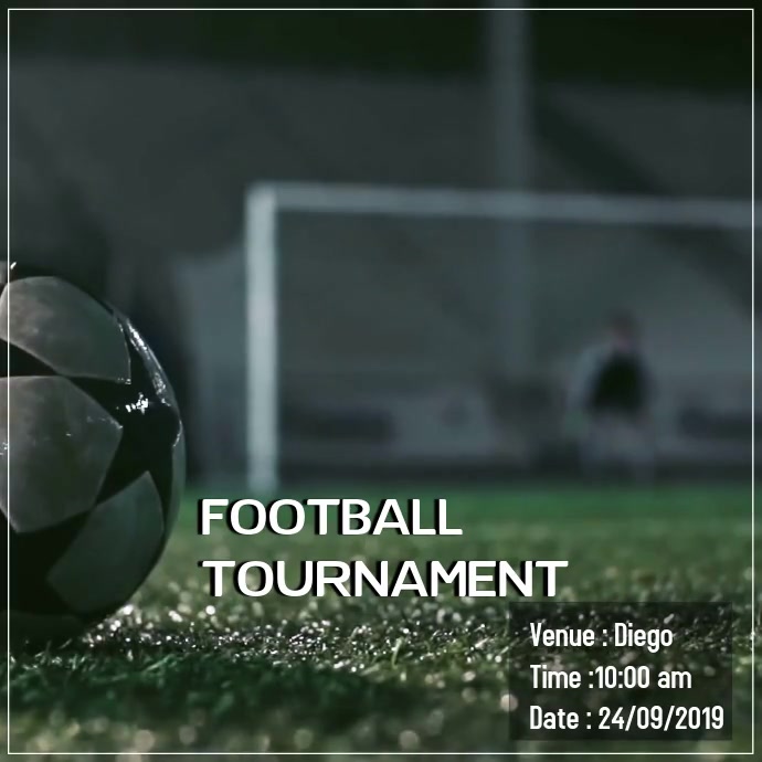Football Tournament Template | PosterMyWall