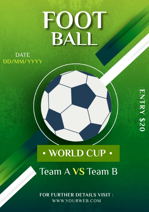 Copy of FOOTBALL TOURNAMENT TEMPLATE | PosterMyWall