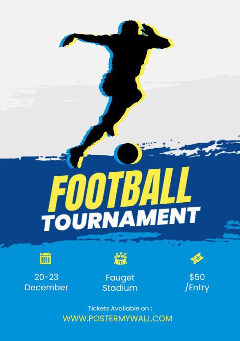 football tournament template | PosterMyWall