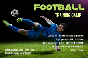 football training poster Template | PosterMyWall
