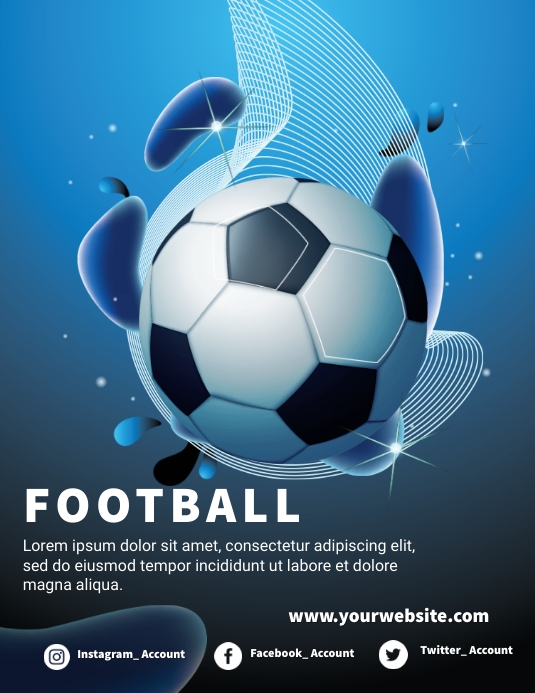 Football Training Template | PosterMyWall