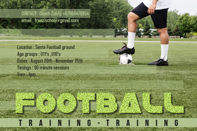 football training poster Template | PosterMyWall