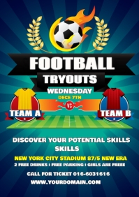 FOOTBALL POSTER Template | PosterMyWall