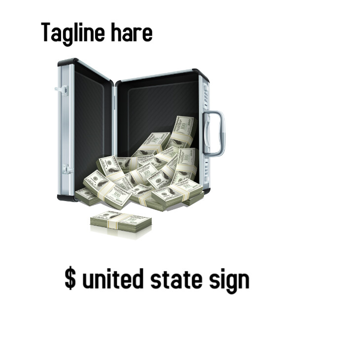 For Bundles Of 100 U.s. Dollar Banknotes, Logo Logo Template | PosterMyWall