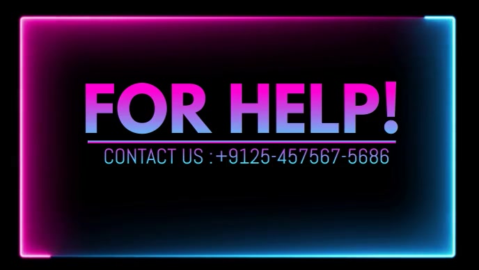 FOR HELP CONTACT US Template | PosterMyWall
