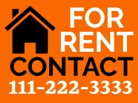 FOR RENT SIGN Template | PosterMyWall