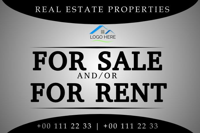 Copy of For sale and for rent | PosterMyWall
