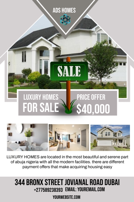 For Sale Template | PosterMyWall