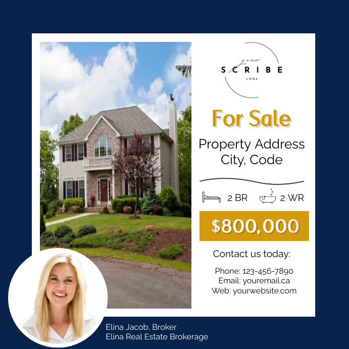 For Sale Instagram Post for Real Estate Template | PosterMyWall